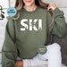 Skiing Hoodie, Winter Sports Sweatshirt, Skier Gift - Etsy
