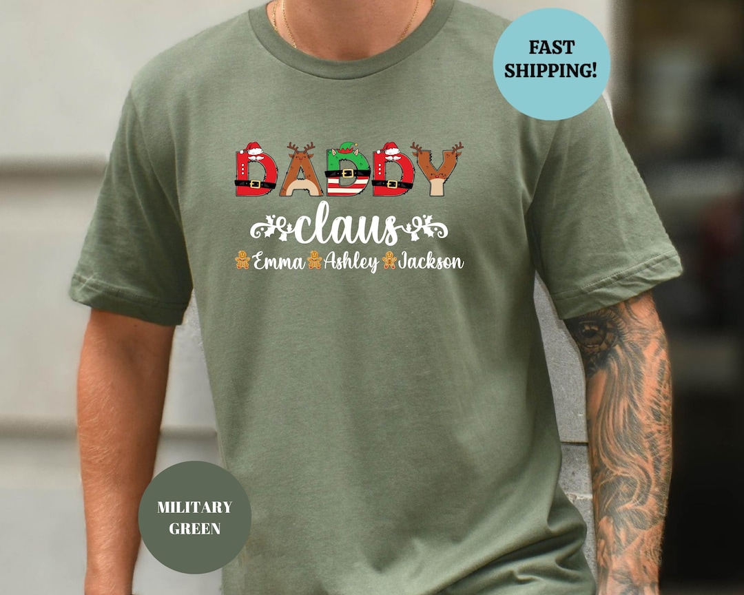 Custom Daddy Claus Shirt, Christmas Daddy Claus Sweatshirt, Dad ...