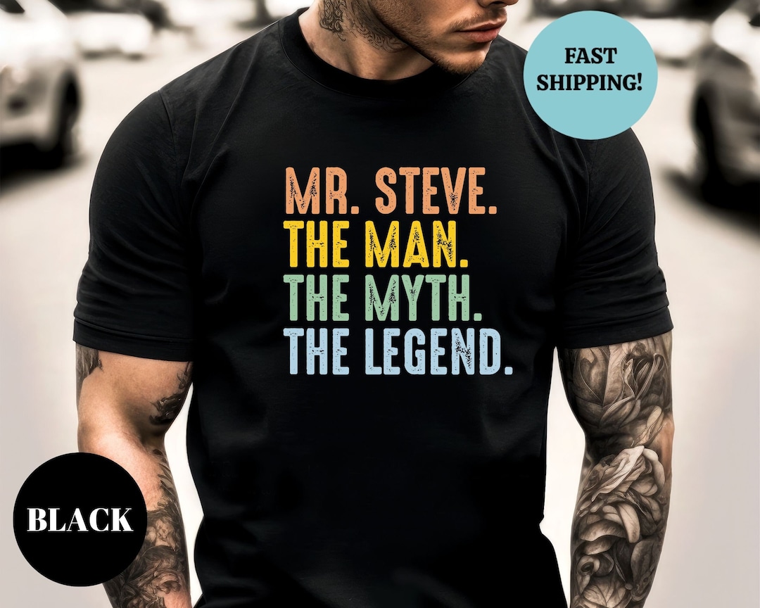 Custom the Man the Myth the Legend Shirt,personalized Teacher Shirt ...