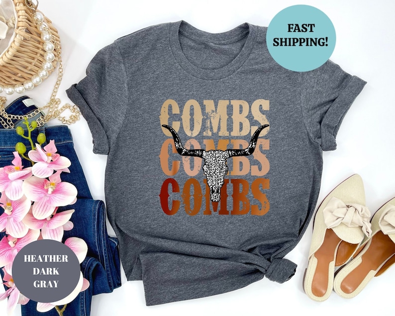 Combs Crazy Bullhead Shirt, Country Music Combs Tee, Music Concert ...