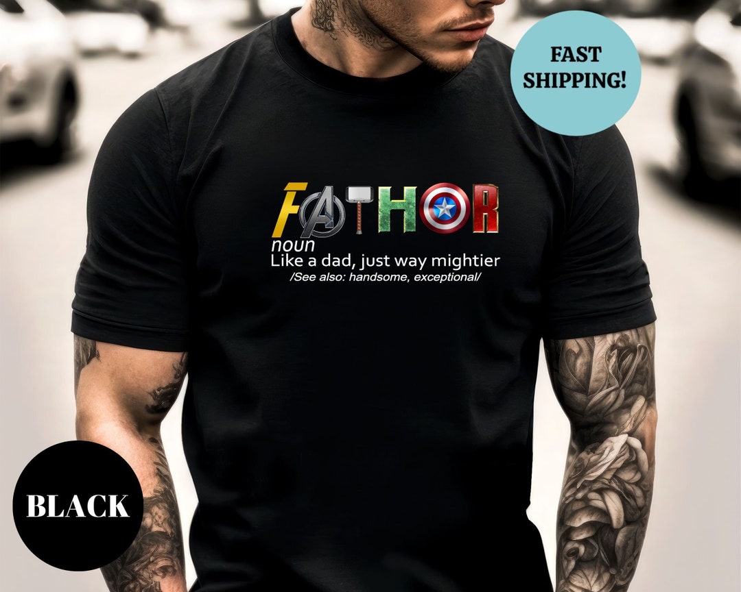 Fathor Shirt, Father Noun Shirt, Superhero Dad Shirt, Dad Shirt, Father ...