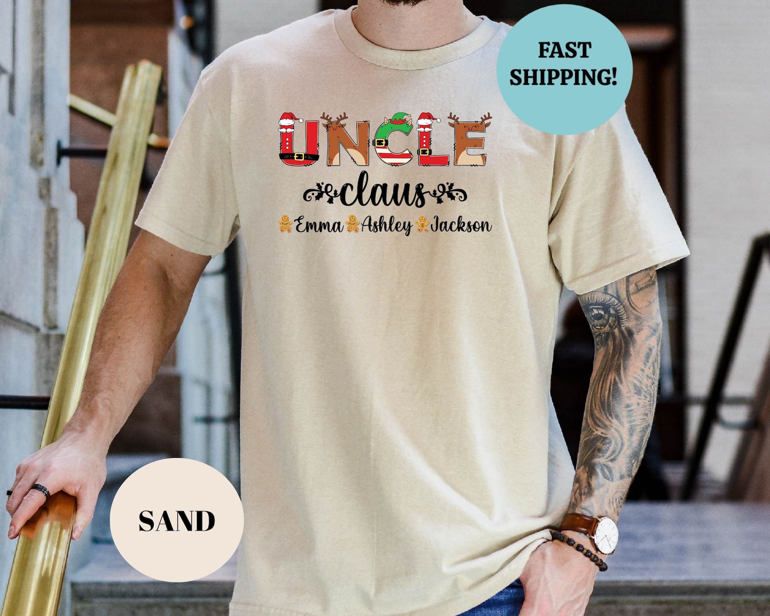 Custom Uncle Claus Shirt, Christmas Uncle Claus Sweatshirt, Uncle ...