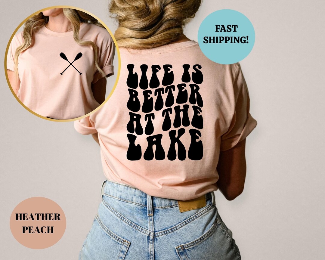 Lake Shirt, Lake Life Summer Camping Hiking Adventure T-shirt, Boat ...