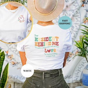 Dear Resident Behind Me Shirt, Healthcare Worker Sweatshirt, Gift for ...