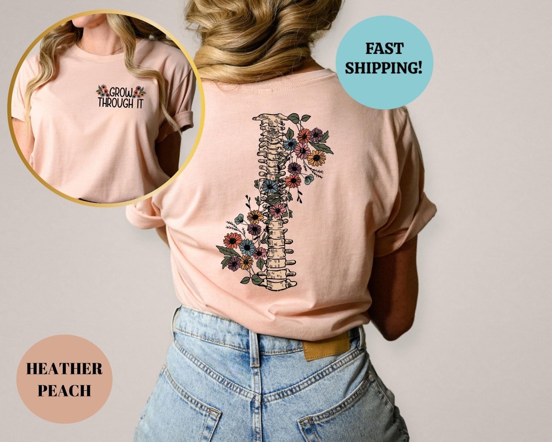 Grow Through It Shirt, Motivational Shirt, Positive Saying Tee, Grow ...