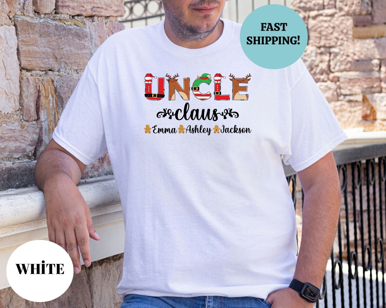 Custom Uncle Claus Shirt, Christmas Uncle Claus Sweatshirt, Uncle ...