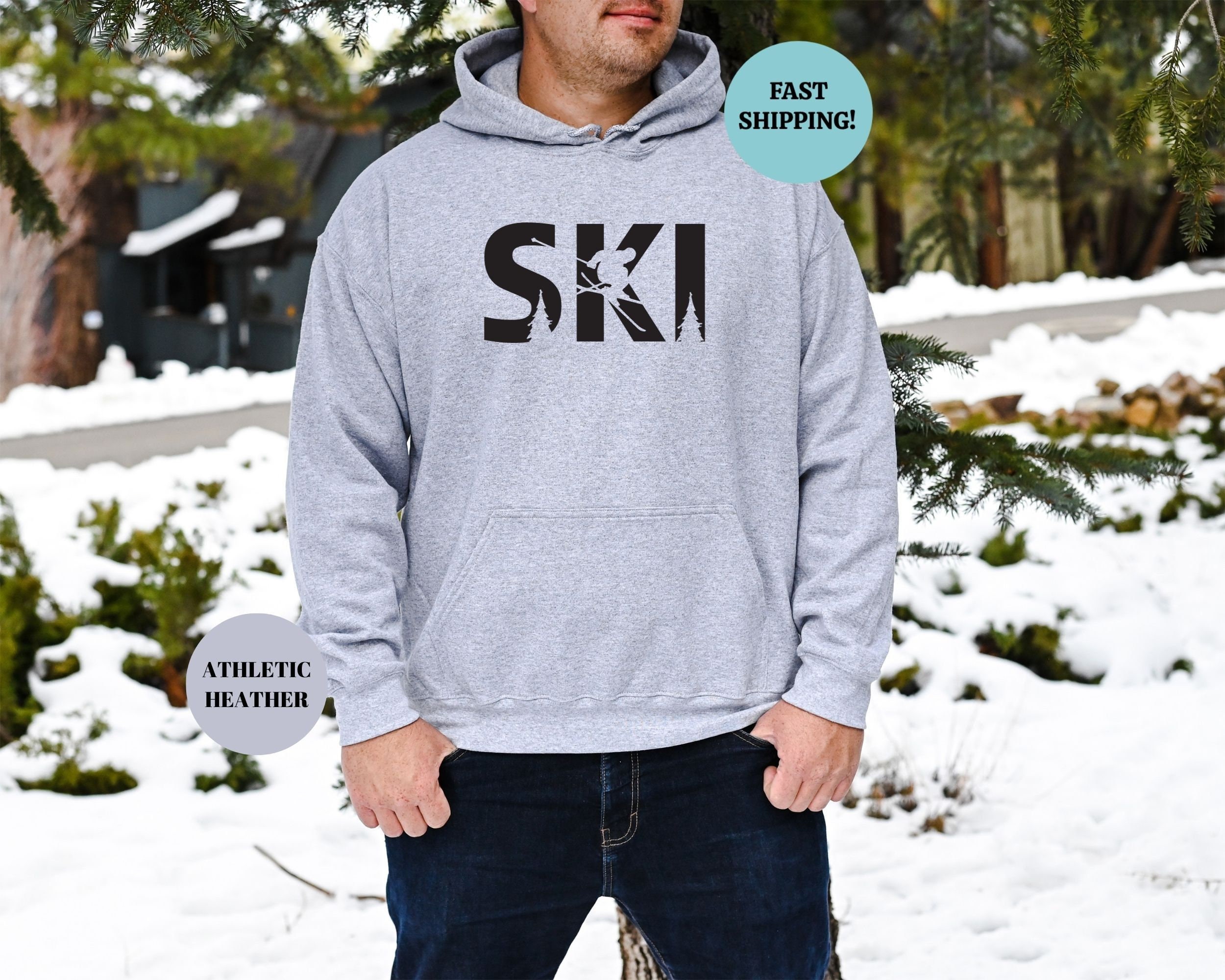 Ski Shirt, Snowboarding Shirt, Winter Sports Shirt, Skiing Shirt, Skier ...