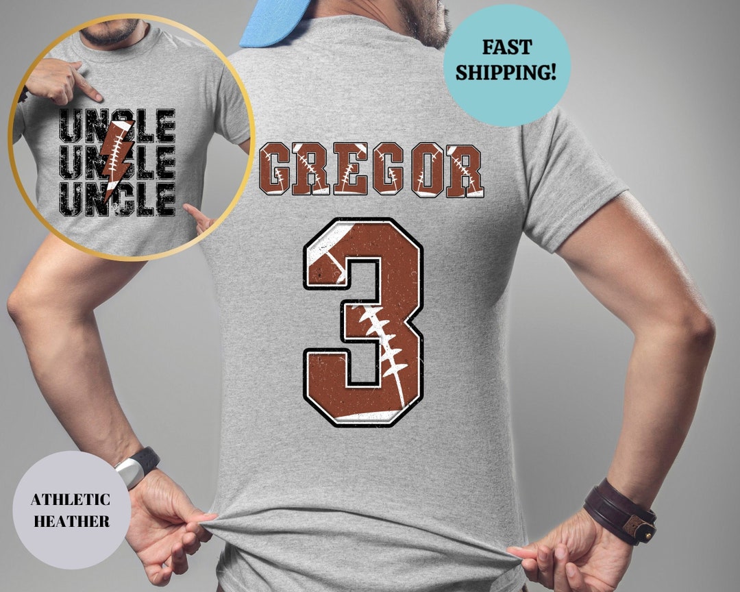 Custom Football Uncle Shirt, Football Uncle Shirt, Football Uncle ...
