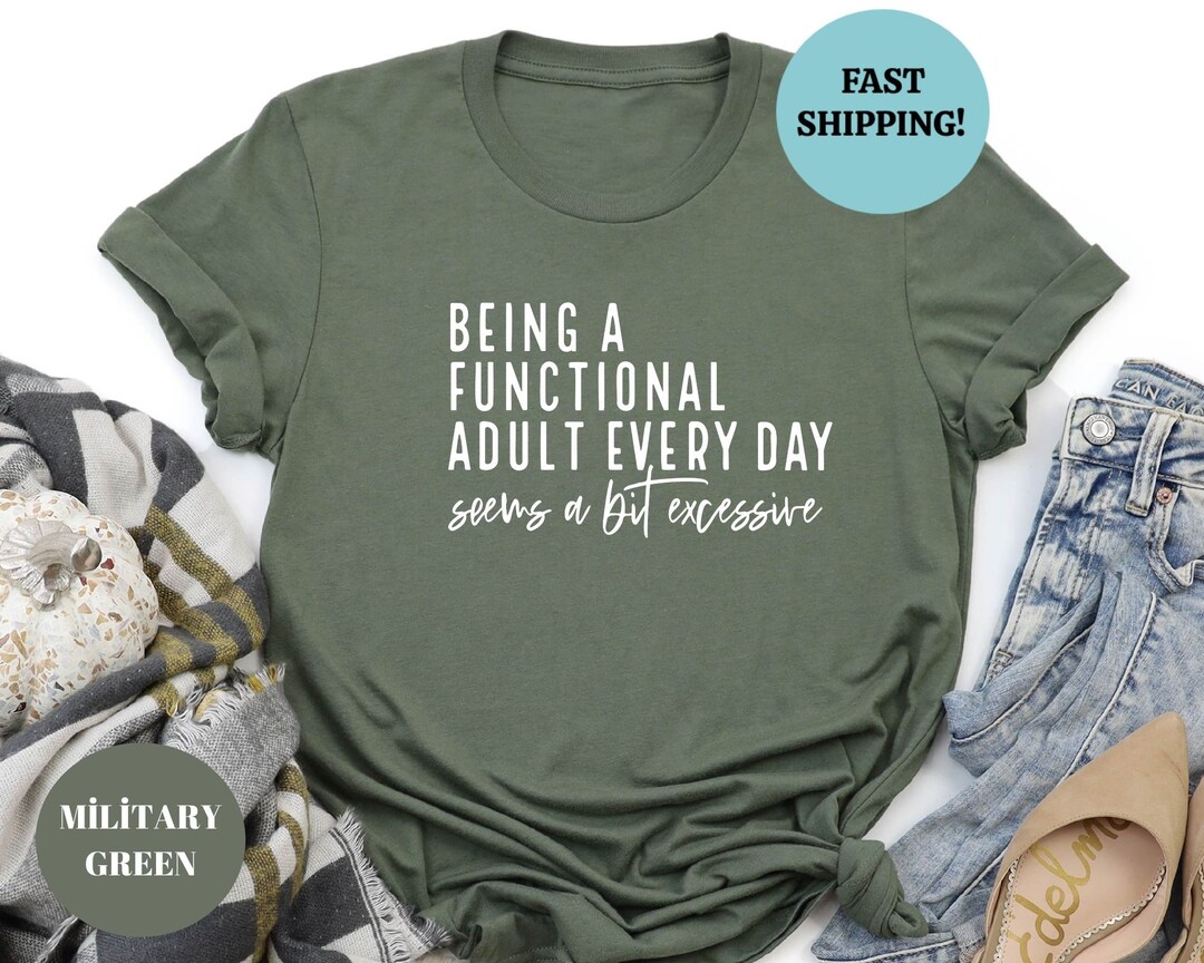 Sarcastic Adult T-shirt, Funny Saying Crewneck Sweatshirt, Sarcastic ...