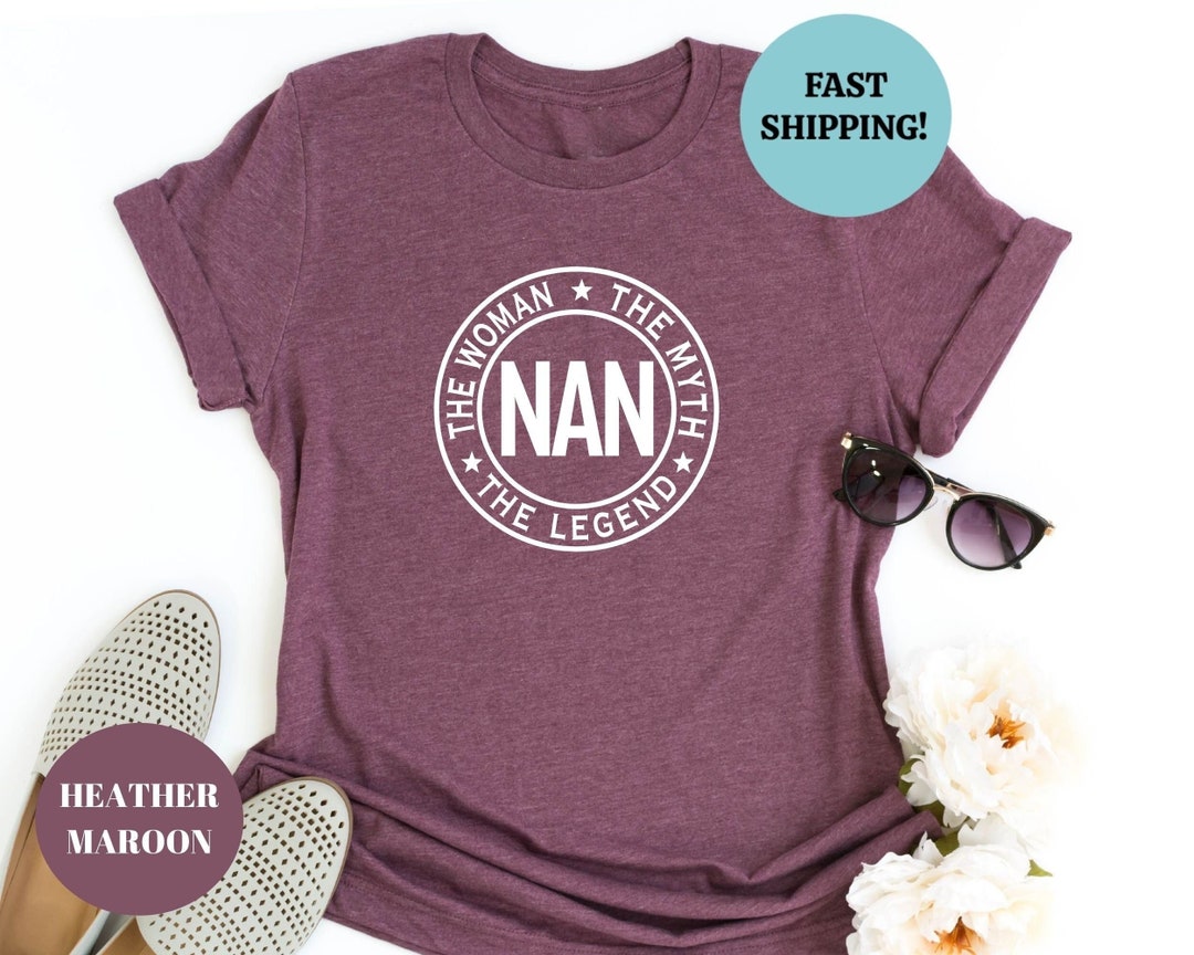 Nanny Shirt, Nan the Legend T-shirt, Mothers Day Gift, Mothers Day T ...
