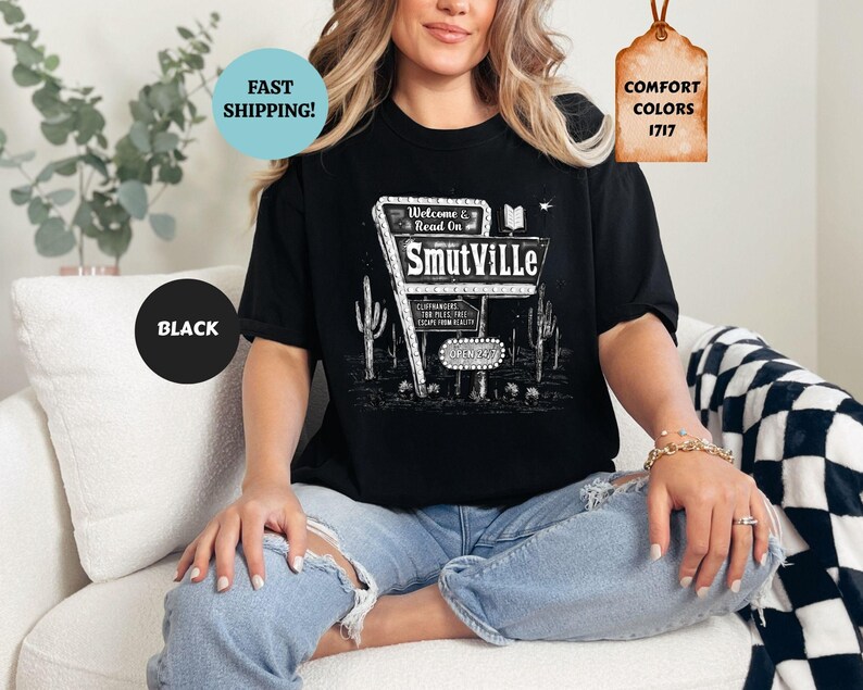 Comfort Colors® Funny Book Smut Lover Shirt, Smut Reading Gift - Etsy