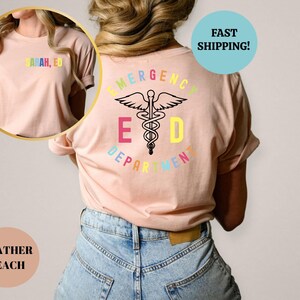 Custom Emergency Department T-shirt: ER Nurse, Tech, RN Gift - Etsy