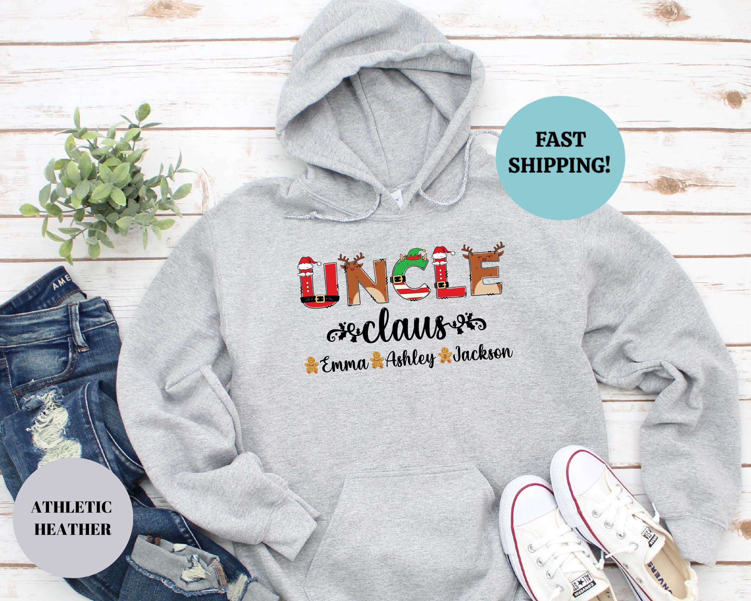 Custom Uncle Claus Shirt, Christmas Uncle Claus Sweatshirt, Uncle ...