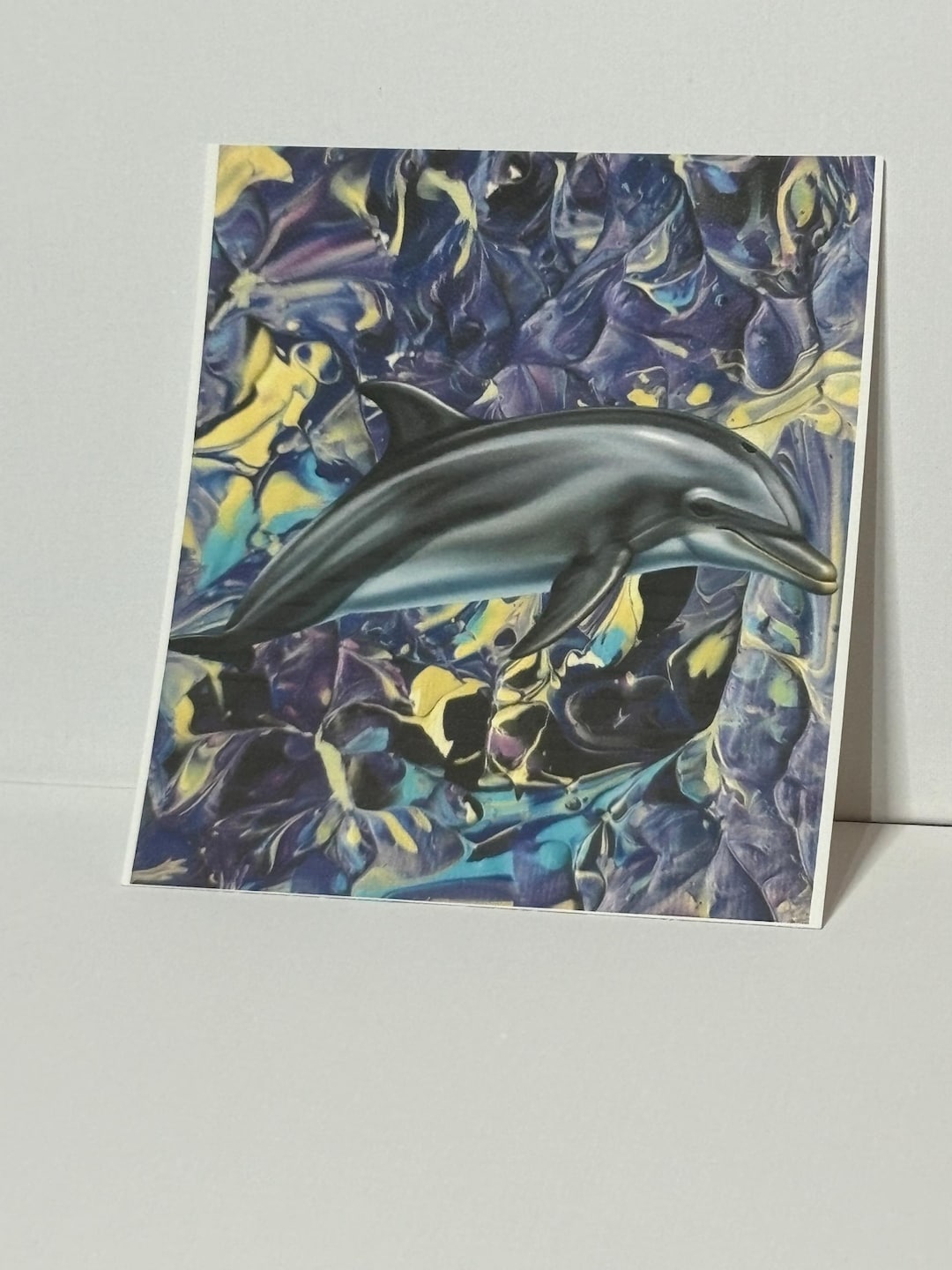 Dolphin Pop Abstract Art Print - Etsy