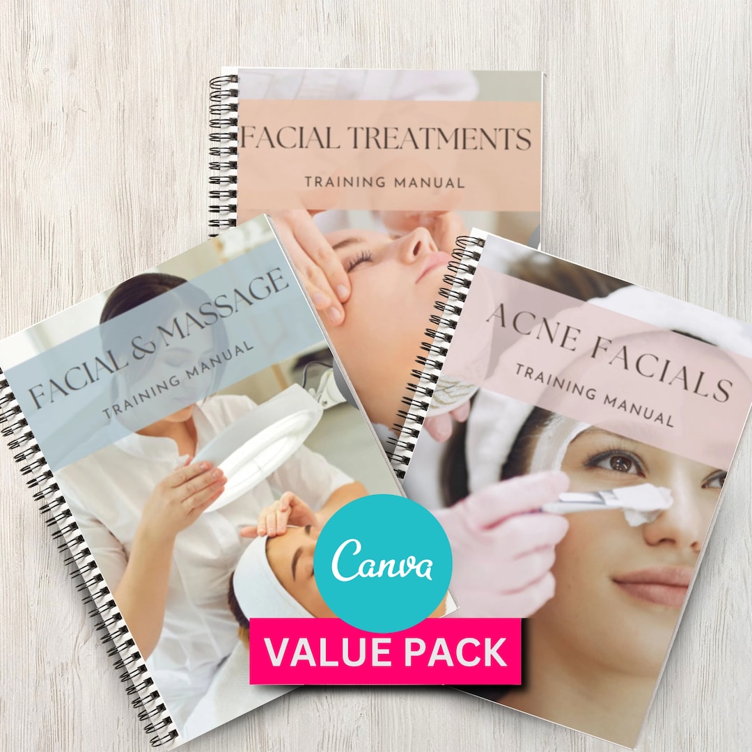 Advanced Facial Treatment Facial Massage & Acne Facial Editable Canva ...
