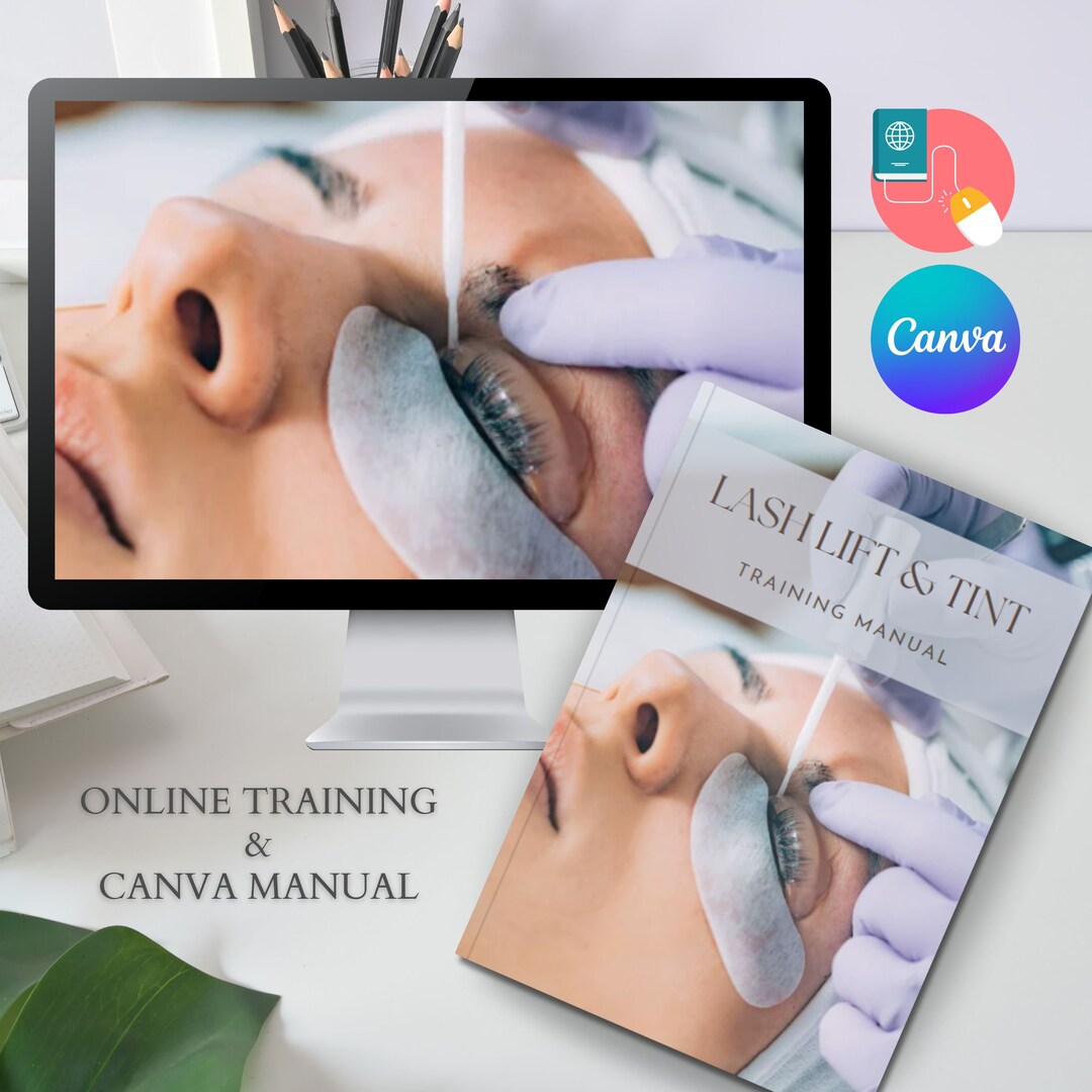 Lash Lift & Tint Masterclass Online Course Printable Training Manual ...