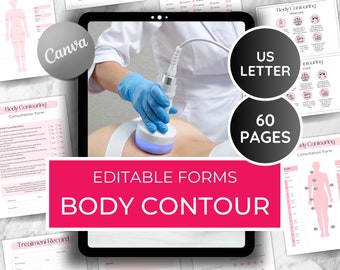 Body Contouring Treatment Forms Canva Template Body Sculpting Editable ...