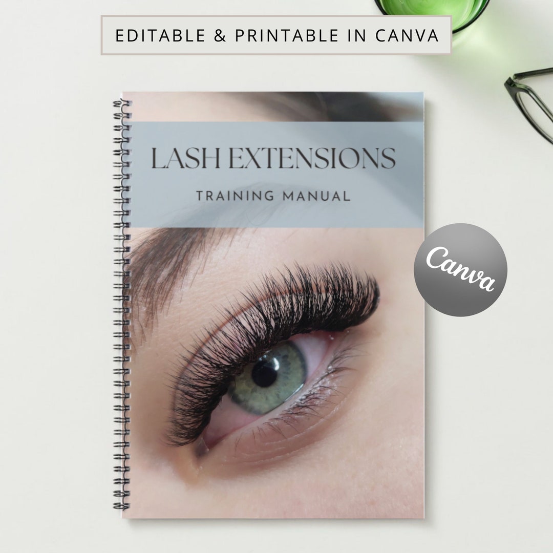Lash Extensions Manual Beginner Classic, Volume, Hybrid Step by Step ...