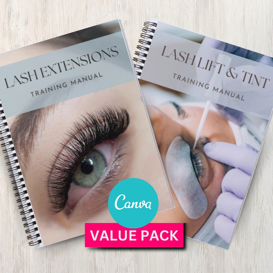Lash Extensions & Lash Lift Tint Manual Beginner Classic, Volume ...