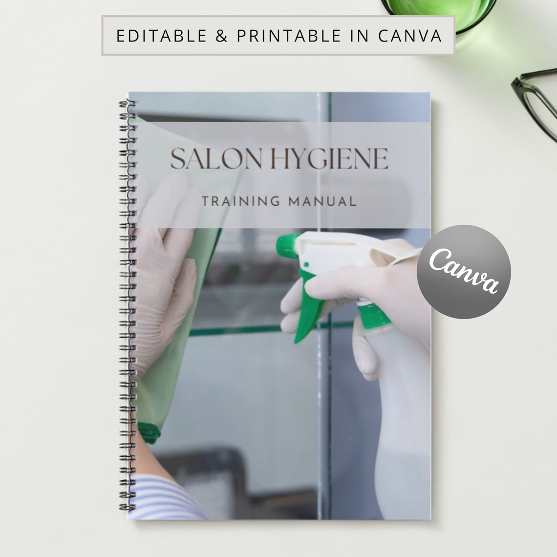 Hygiene Practices Printable Manual Template Training Manual Canva ...