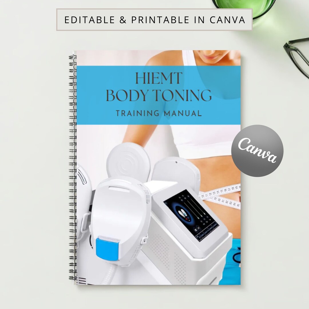 HIEMT Body Toning Sculpting Contour Training Manual Canva Editable ...