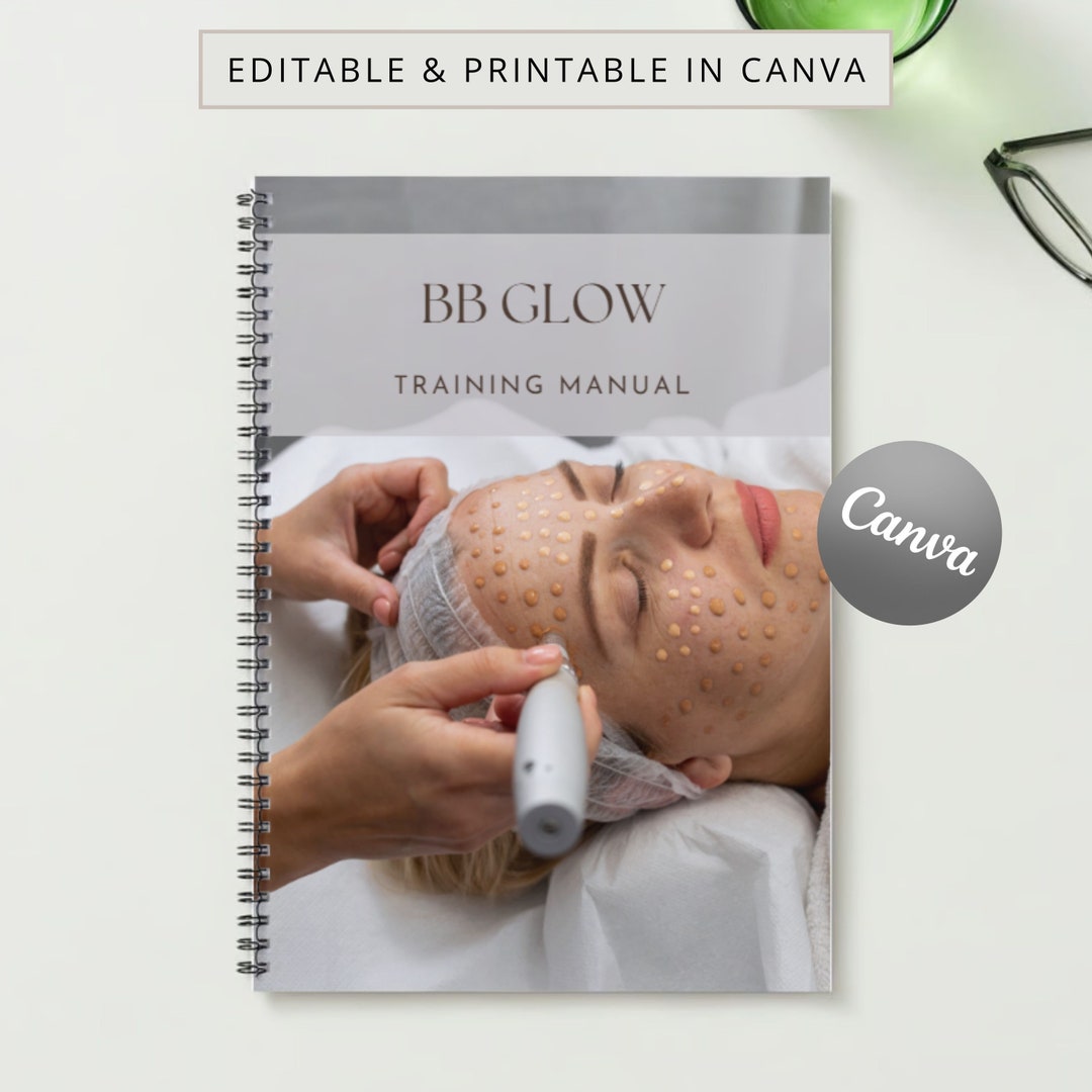 BB Glow SPMU Training Manual Canva Editable Course Ebook Tutorial Step ...