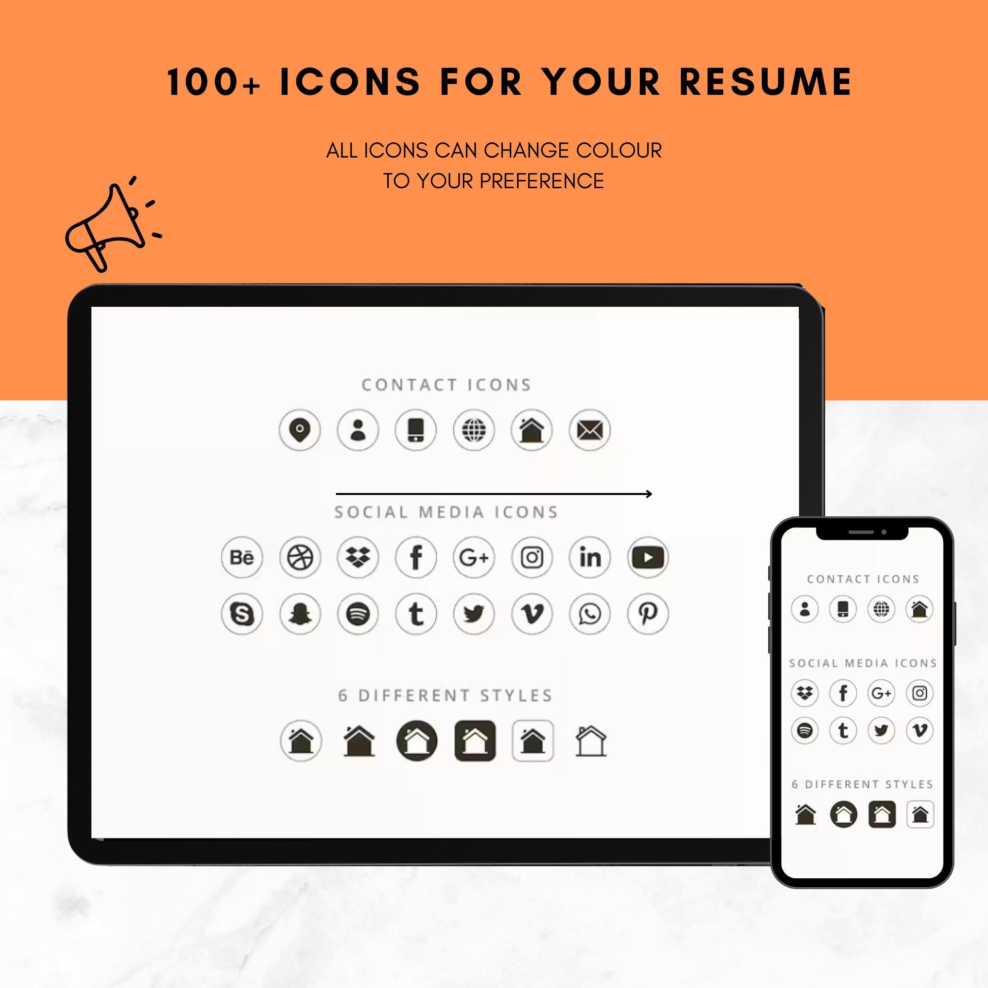 Resume Template Word, Google Docs, Apple Pages Resume, Professional ...