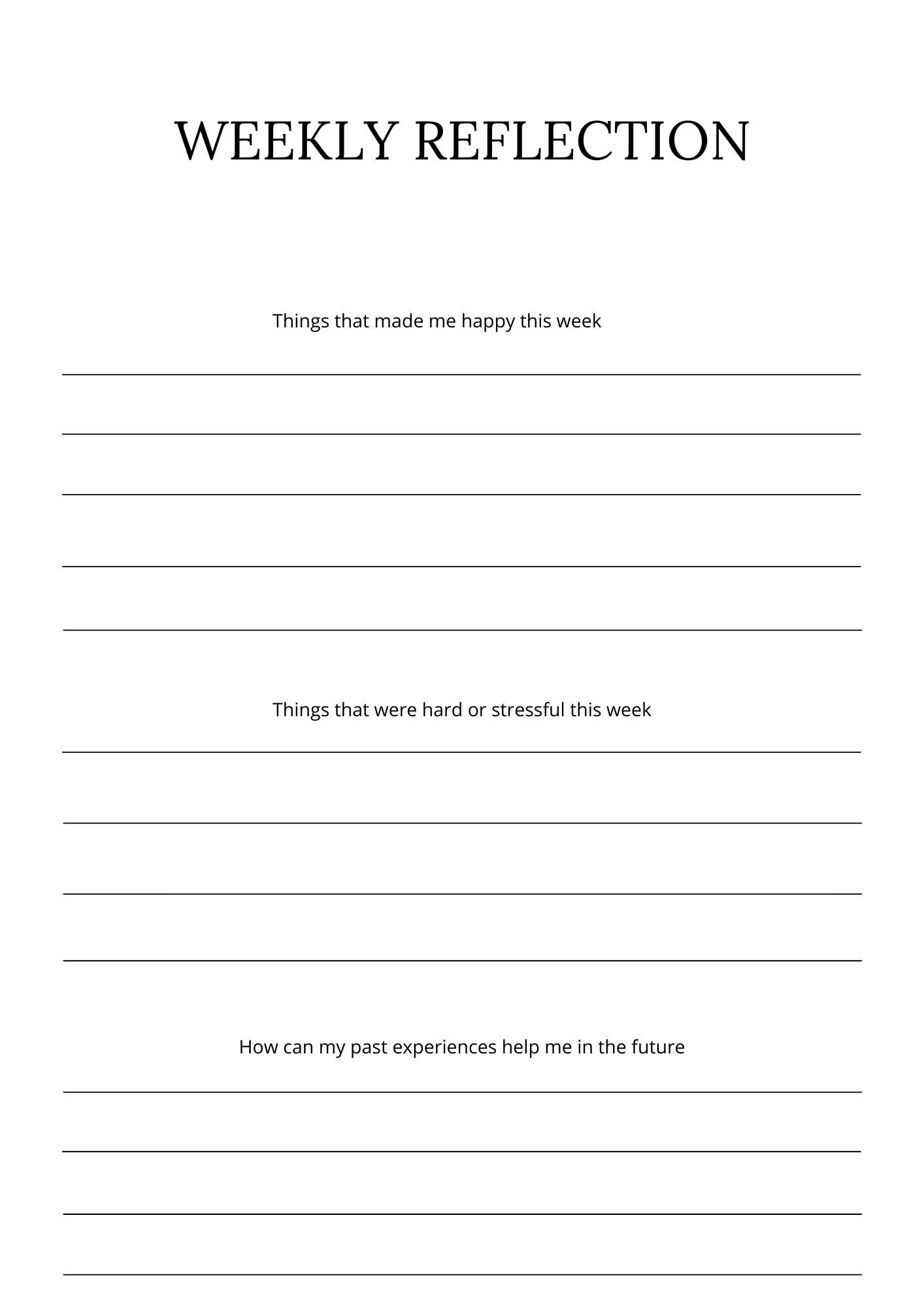 Self Love Planner, Planner, Reflections, Gratitude Planner, Me Time ...