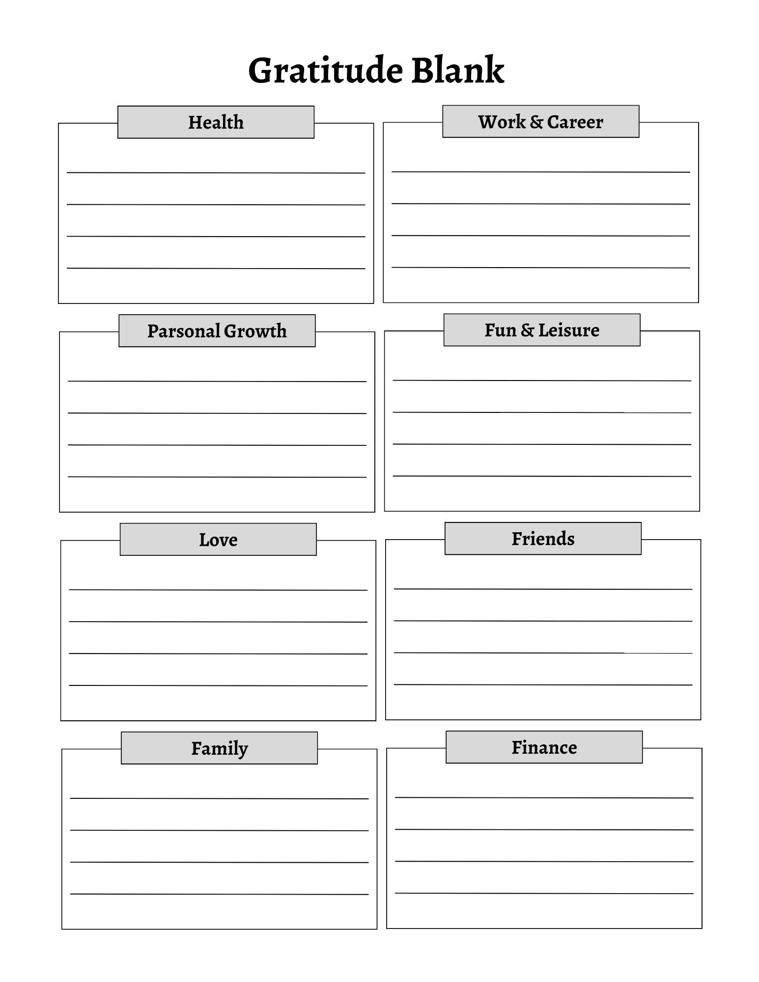 Gratitude Journal Printable, 28 Page Gratitude Printable Bundle ...
