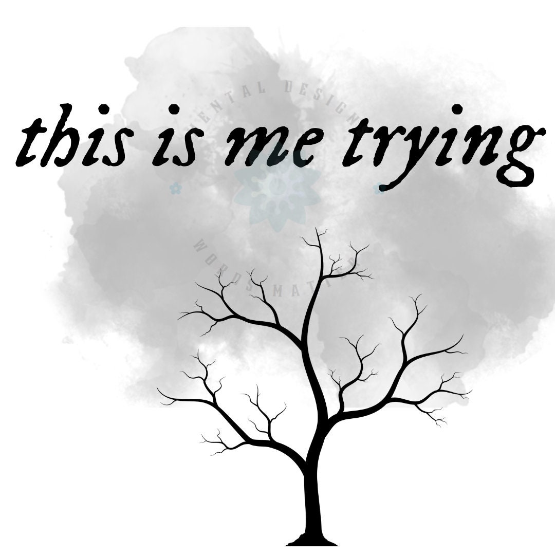 Taylor Swift 'this is Me Trying' Lyric Art (digital Files) - Etsy