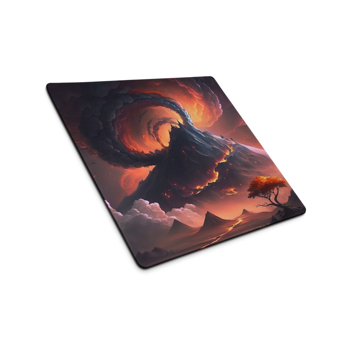 Volcanic Vortex Mouse Pad Perfect for the Office, for Gamers and Gifts ...