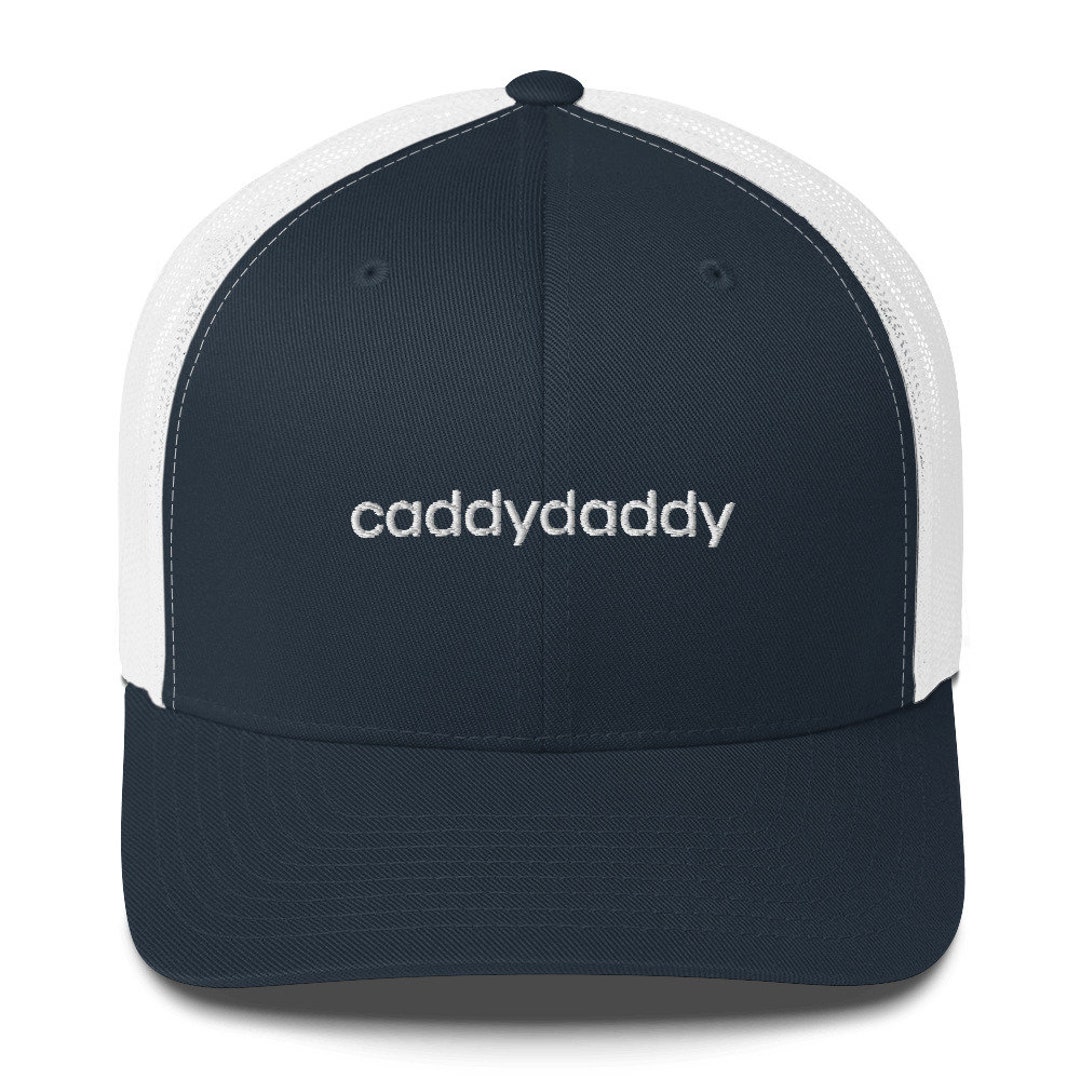 Caddy Daddy Golf Trucker Hat/cap - Etsy