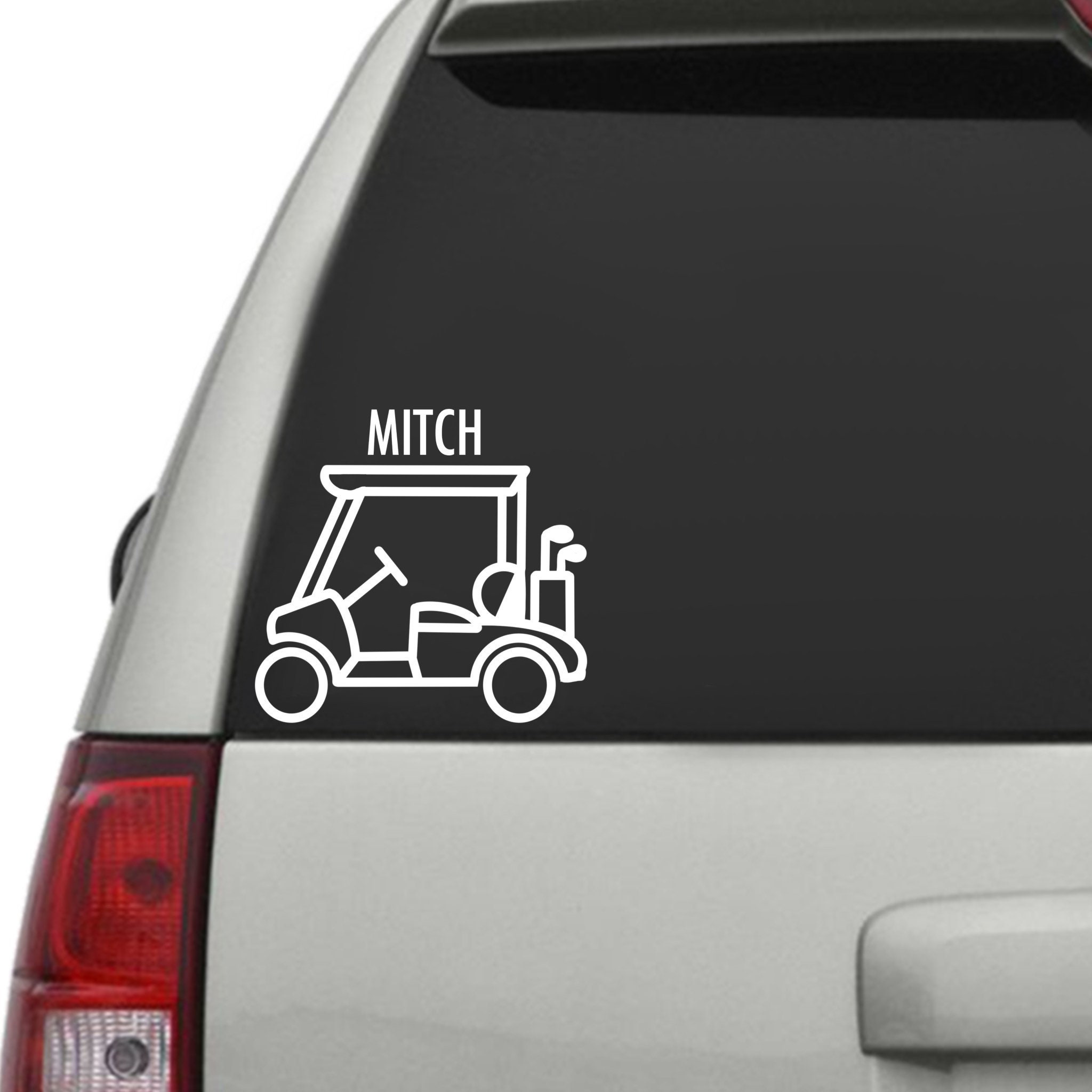 Golf Cart Vinyl Decal Sticker Personalized Gifts for - Etsy