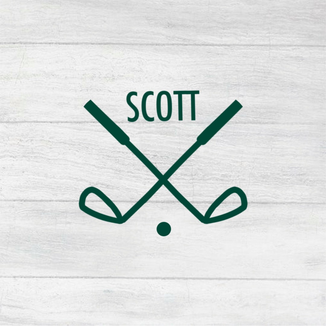 Golf Club Vinyl Decal Sticker | Personalized Gifts for Golfer/dad - Etsy