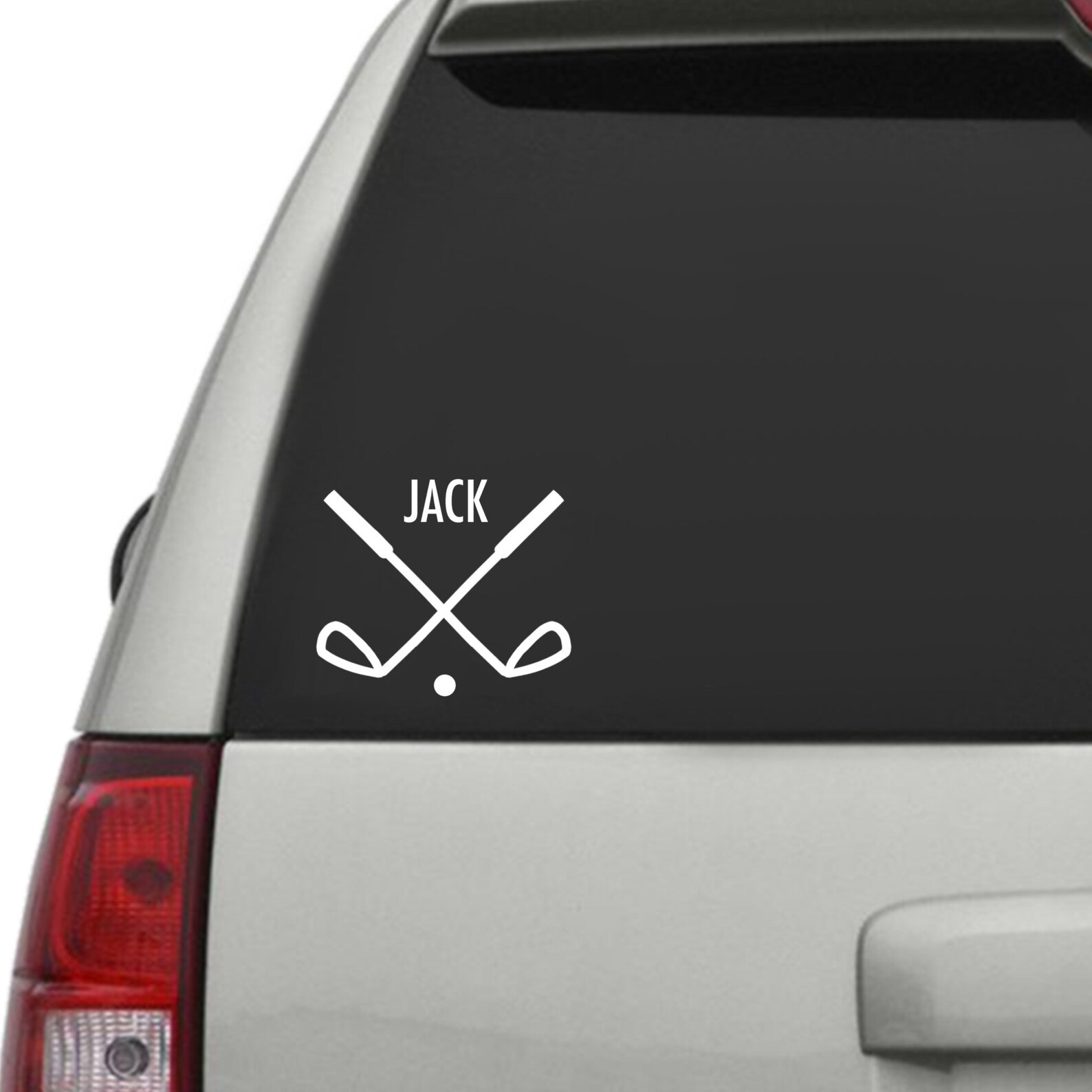 Golf Club Vinyl Decal Sticker | Personalized Gifts for Golfer/dad - Etsy