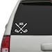 Golf Club Vinyl Decal Sticker | Personalized Gifts for Golfer/dad - Etsy