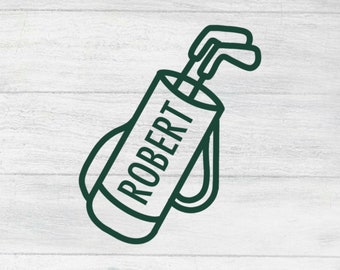 Golf Club Vinyl Decal Sticker Personalized Gifts for - Etsy