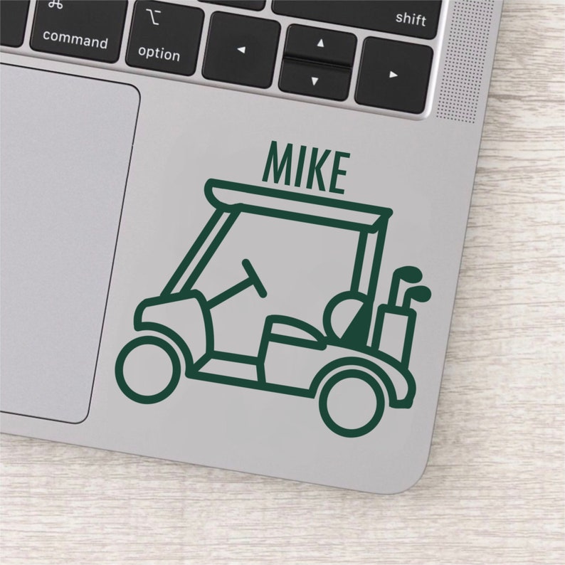 Golf Cart Vinyl Decal Sticker Personalized Gifts for - Etsy