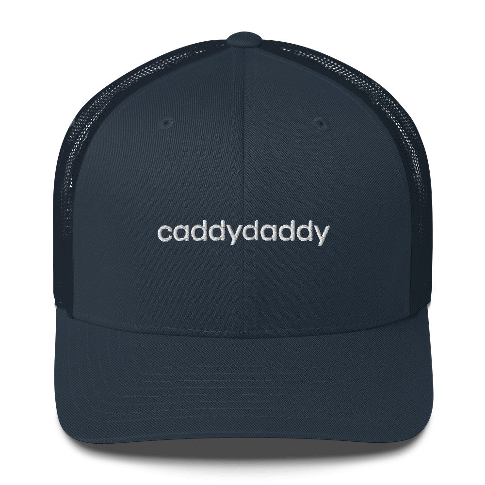 Caddy Daddy Golf Trucker Hat/cap - Etsy