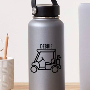 Golf Cart Vinyl Decal Sticker Personalized Gifts for Golfer/dad - Etsy