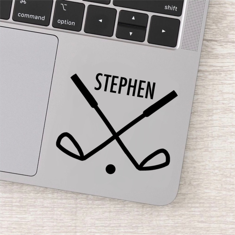 Golf Club Vinyl Decal Sticker | Personalized Gifts for Golfer/dad - Etsy