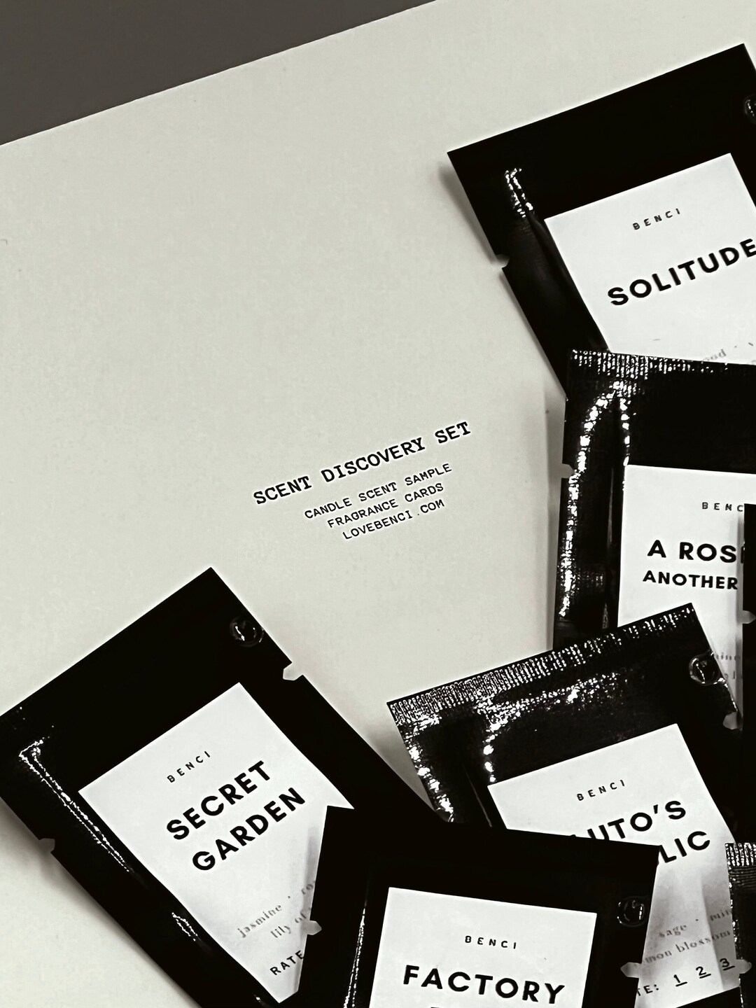 Scent Discovery Set Fragrance Cards Scented Soy Candle Scent Tester ...