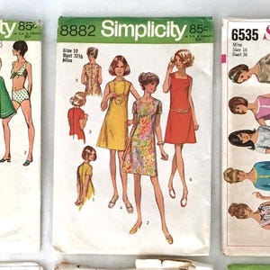Vintage Simplicity Sewing Patterns | Cape, Jumpsuit, Dresses, Tops ...