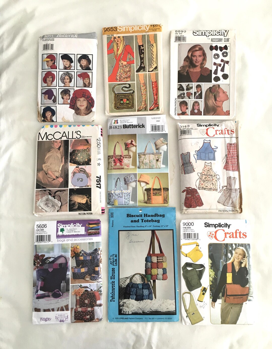 Vintage Sewing Patterns Simplicity Mccalls Butterick | Aprons, Hats ...