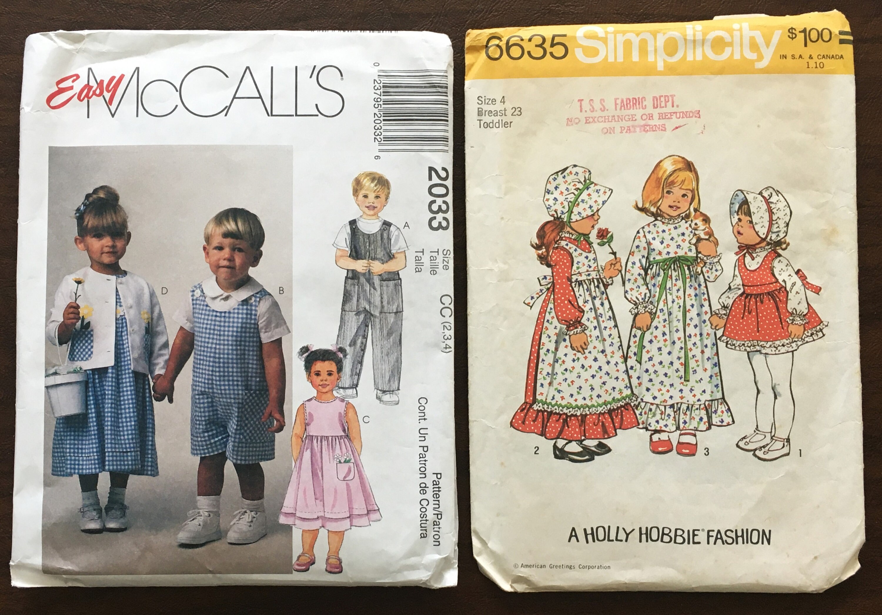 Vintage Sewing Patterns Simplicity, Mccalls, Butterick Newborn, Infant ...