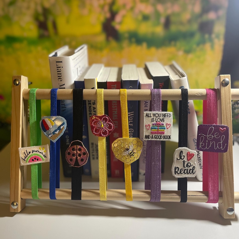 Elastic Bookmark - Etsy