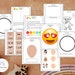 Emotions Flashcards Bilingual, Feelings Check- In, Coloring Sheets ...