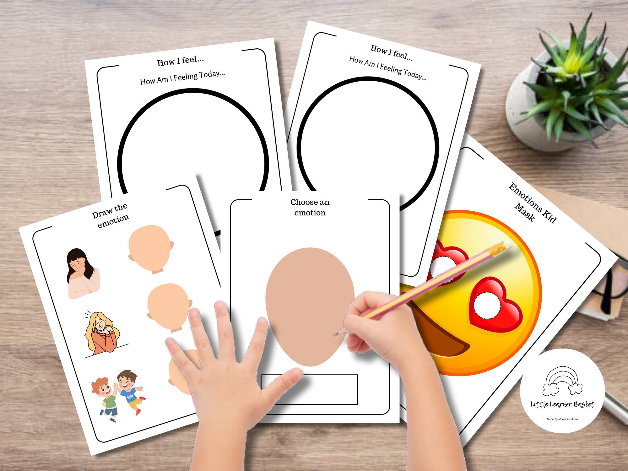 Emotions Flashcards Bilingual, Feelings Check- In, Coloring Sheets ...