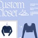 Custom Digital Closet - Etsy