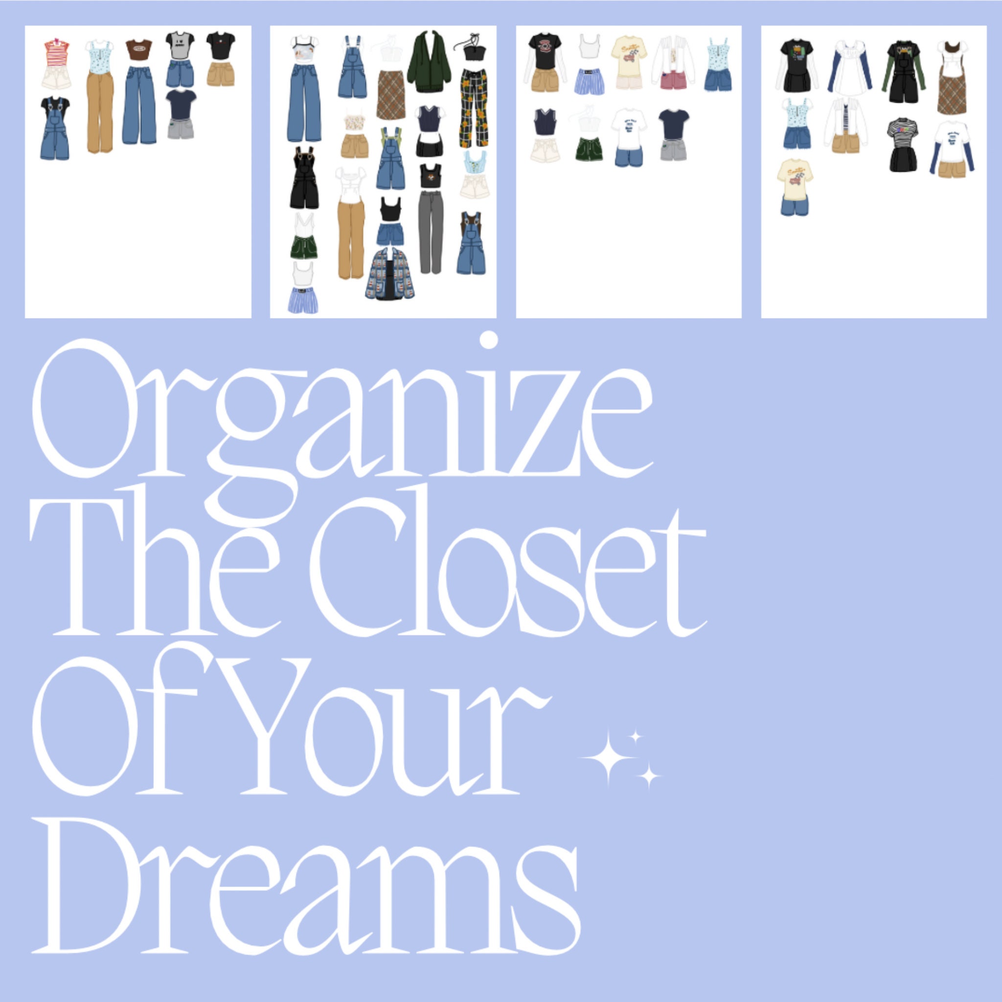 Custom Digital Closet - Etsy
